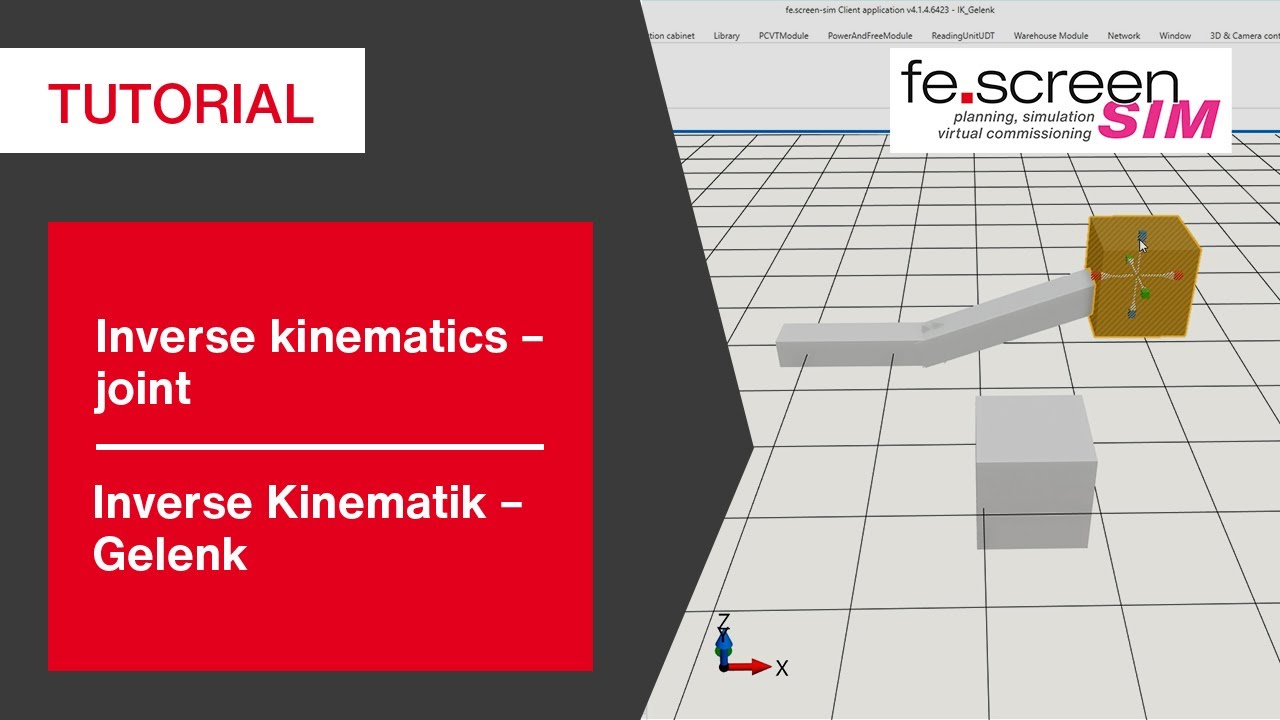 Tutorial – fe.screen-sim: Manuelle Verwendung von inverser Kinematik ...