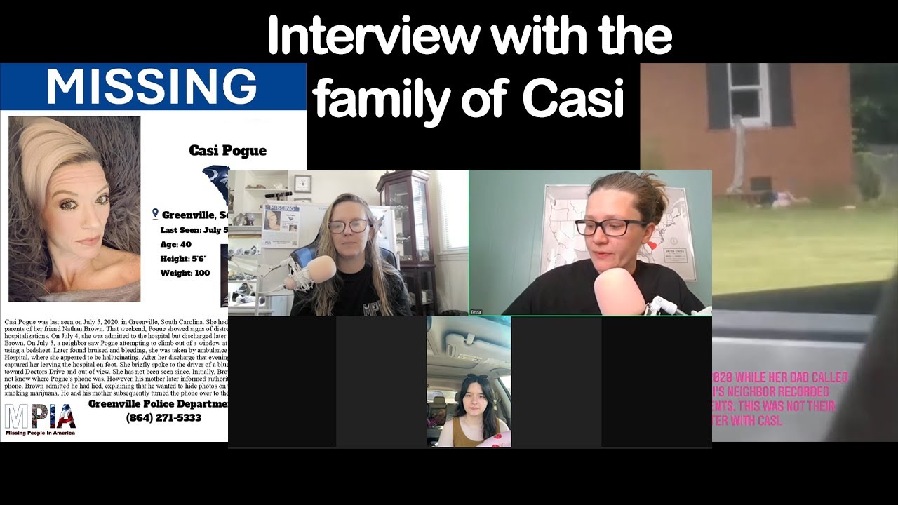 Missing Casi Pogue Interview with her family - YouTube