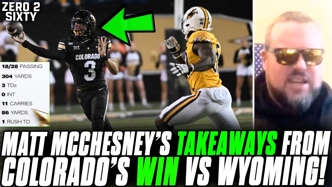 Matt McChesney's TAKEAWAYS From Colorado's WIN vs. Wyoming! - YouTube