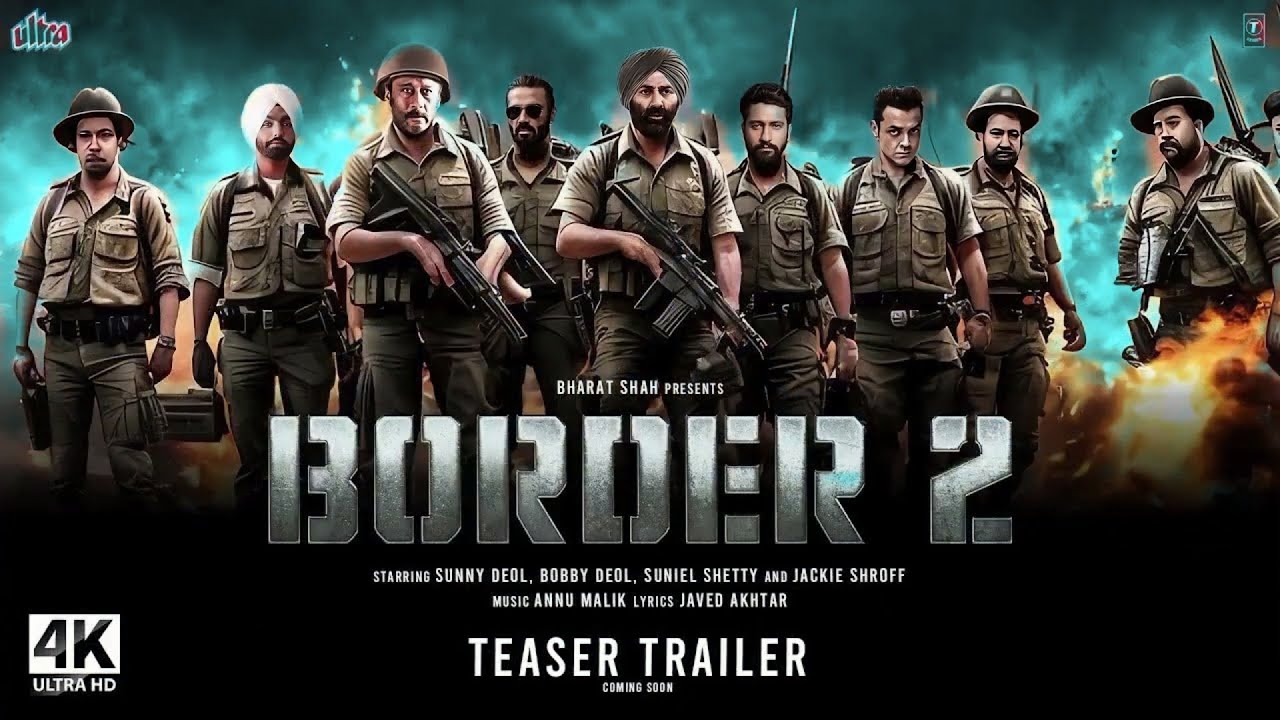 Border 2 Official Teaser | Border 2 official Trailer | sunny deol ...