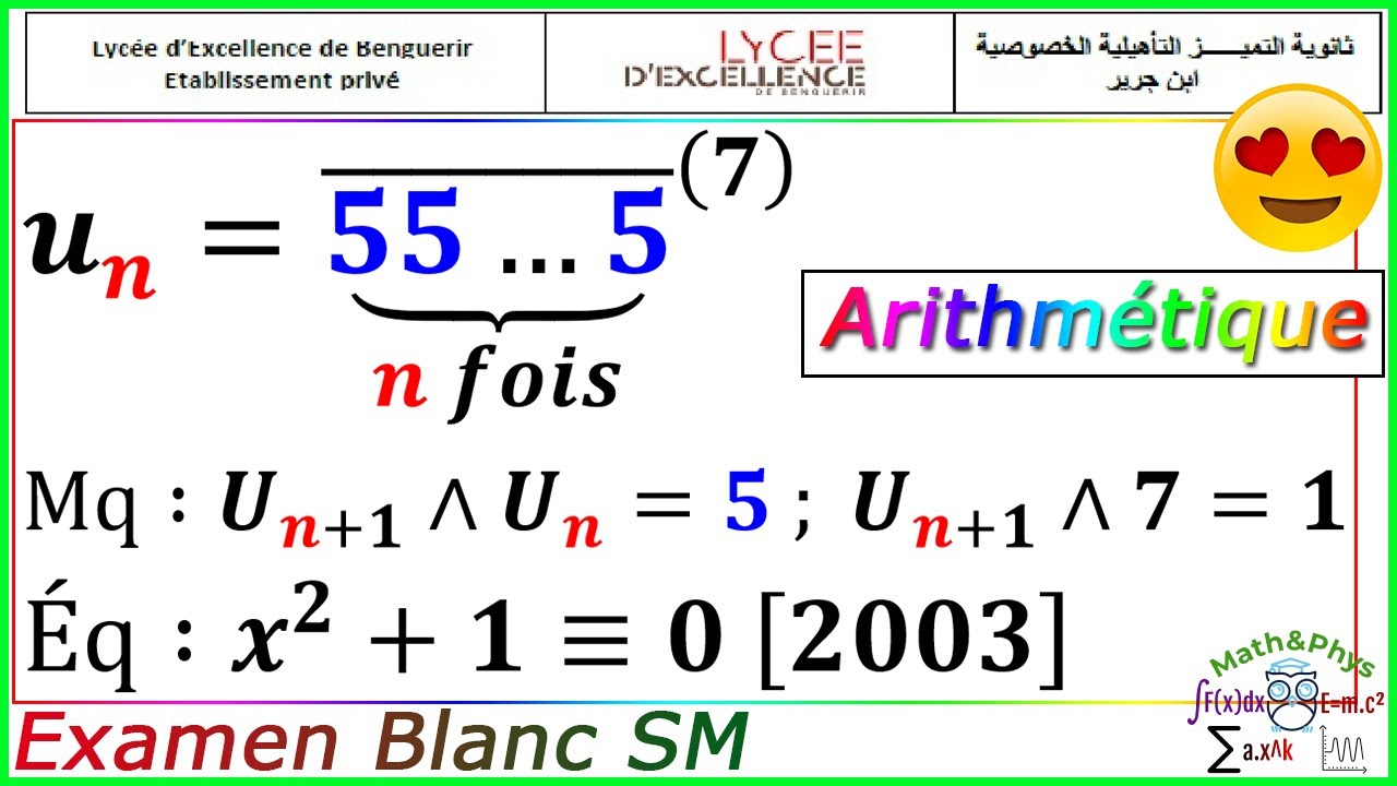 Arithmétique dans Z - Systèmes de Numération - Congruence Modulo ...