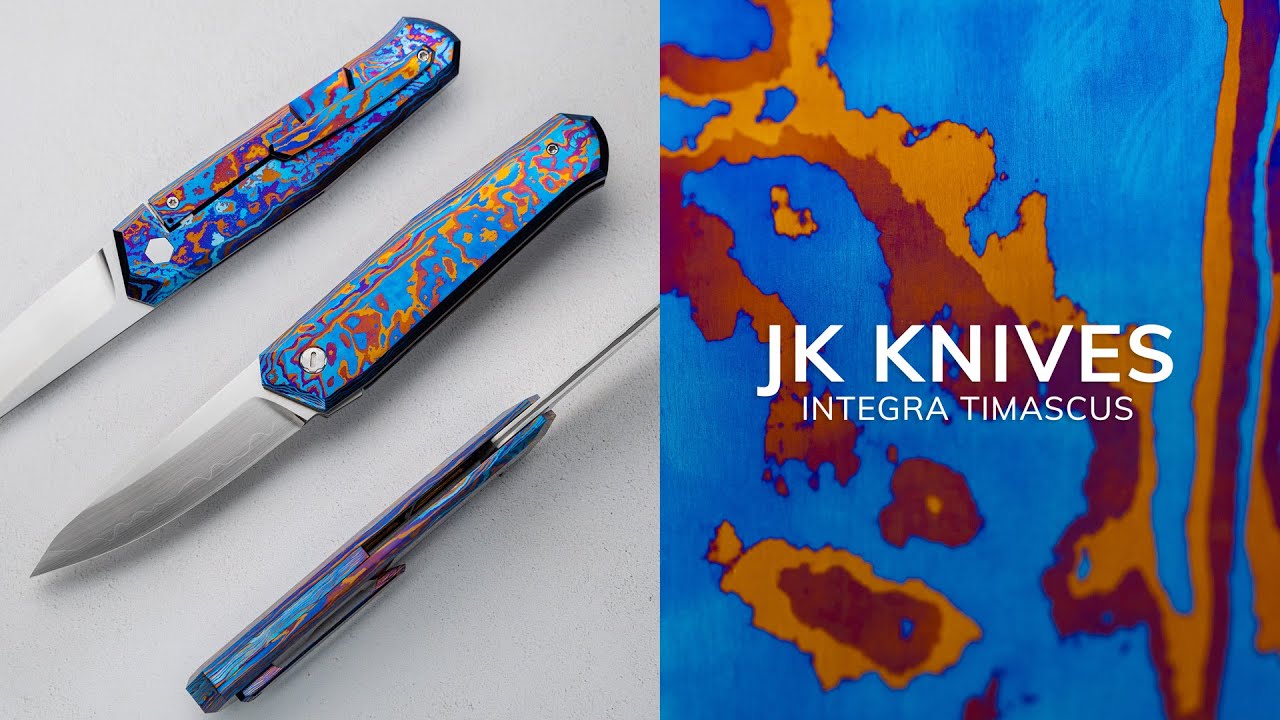 FOLDING KNIFE FOLDER INTEGRA 1 TIMASCUS GRIMAKO JK KNIVES - YouTube