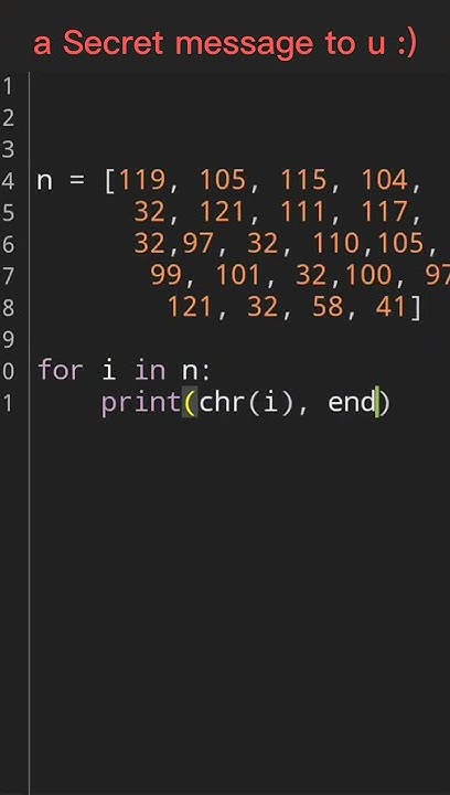 Python Secrete Code😜😜🥰 Python Coding Status 😍 Shorts Programming 7926