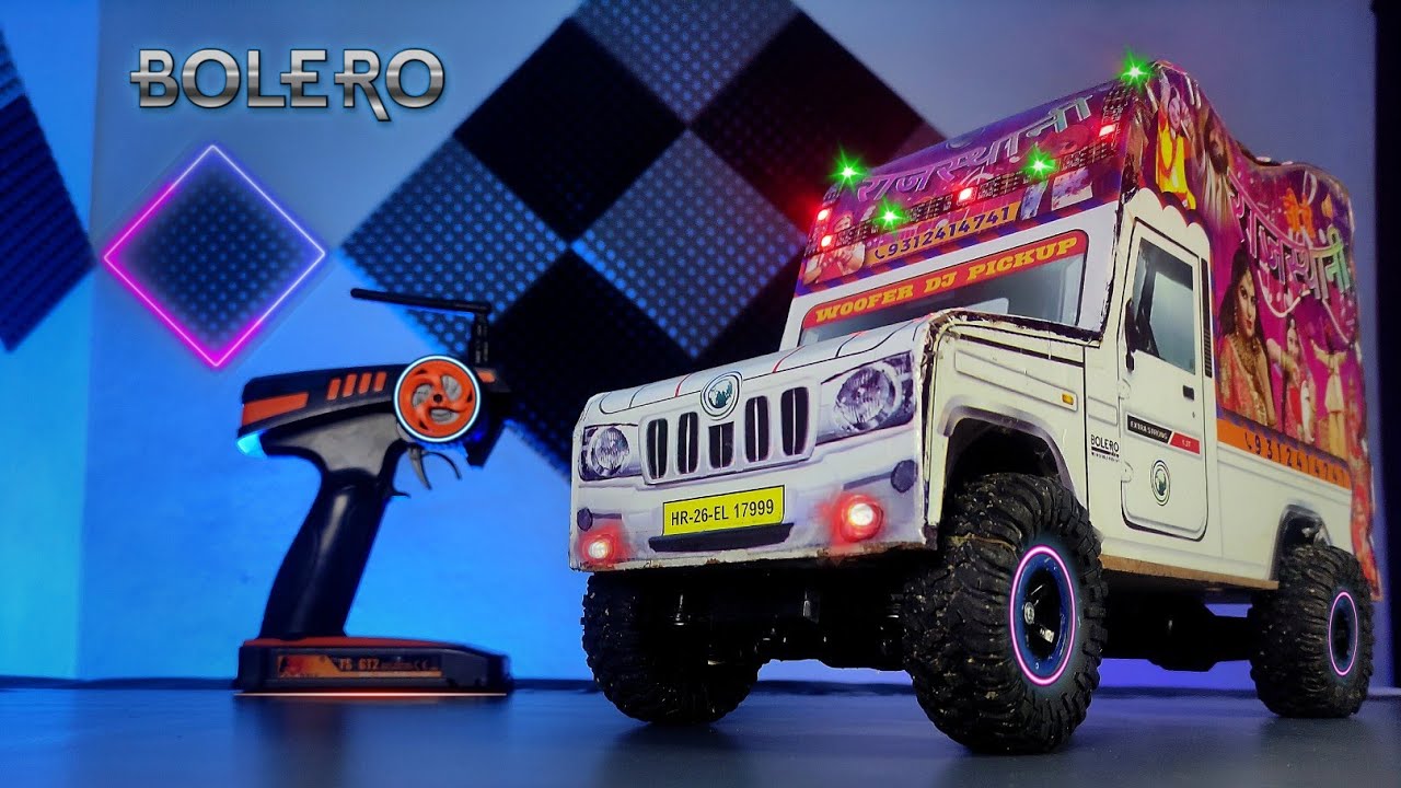 Remote Control《BOLERO》DJ Pickup Truck Unboxing & Testing - YouTube