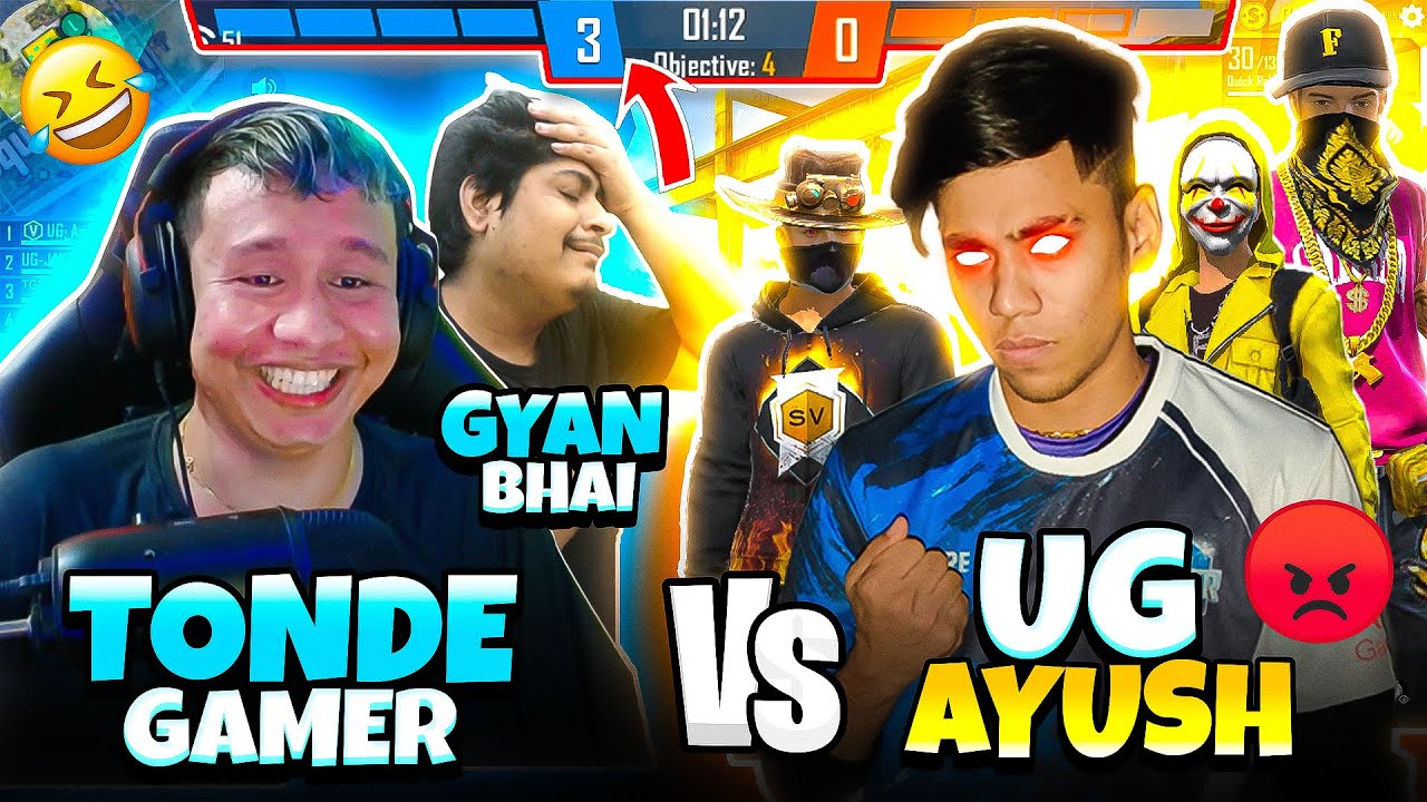 1st Clash Squad Game Play with Gyan Bhai @GyanGaming Against Ug Ayush ...