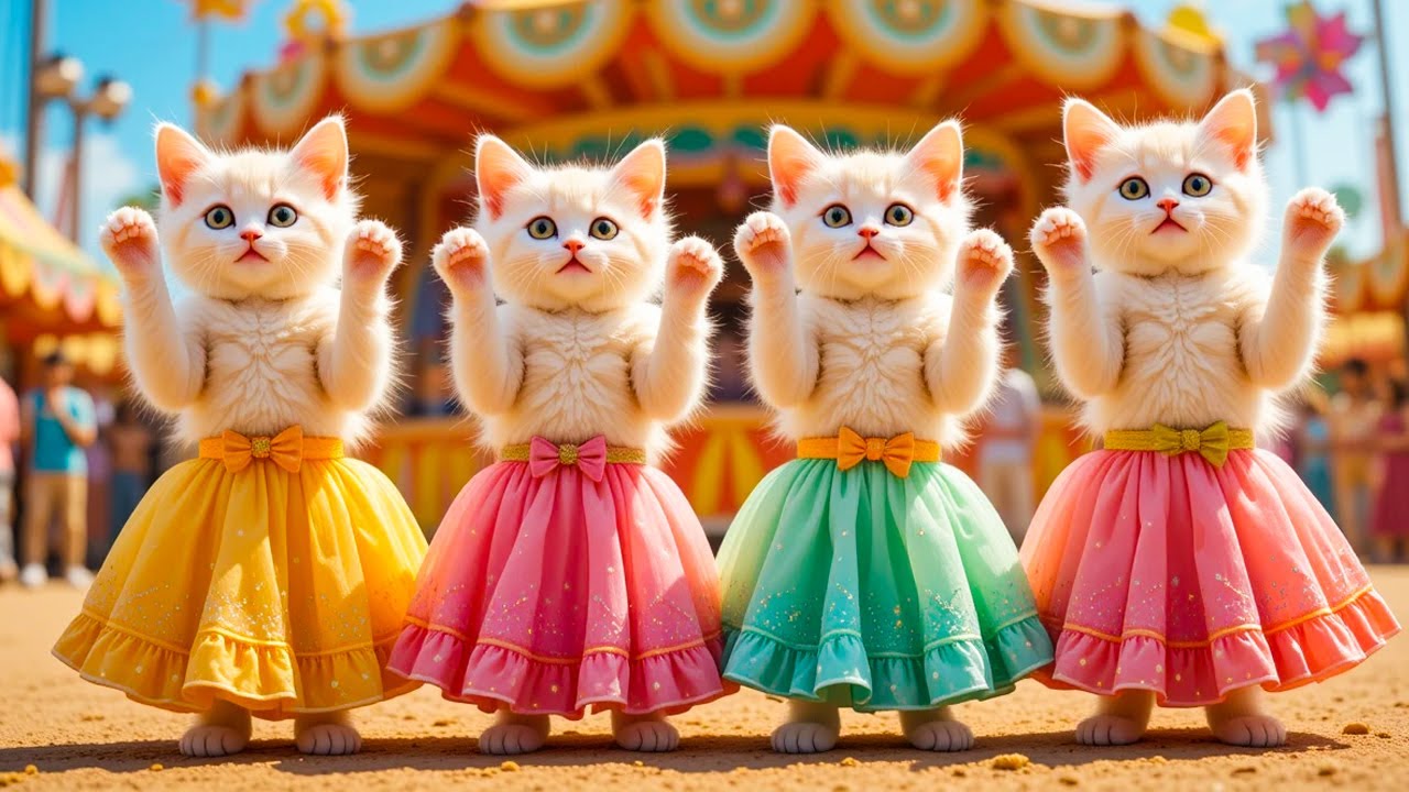 बिल्ली डांस | Cutest Cat videos funny dance🤣💃Videos for cats By Meow ...