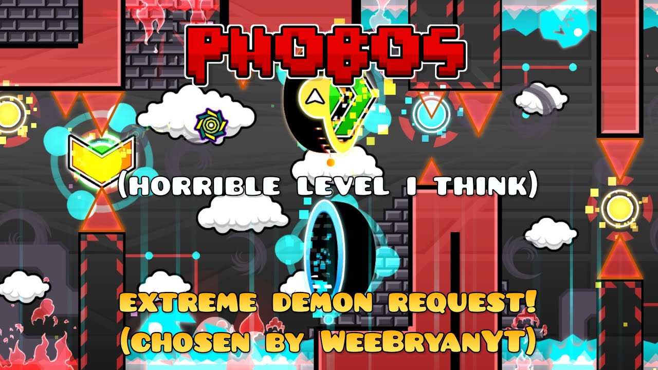🔴 LIVE - Phobos 58%, 26-71%, 54-100% (Extreme Demon) | Geometry Dash ...