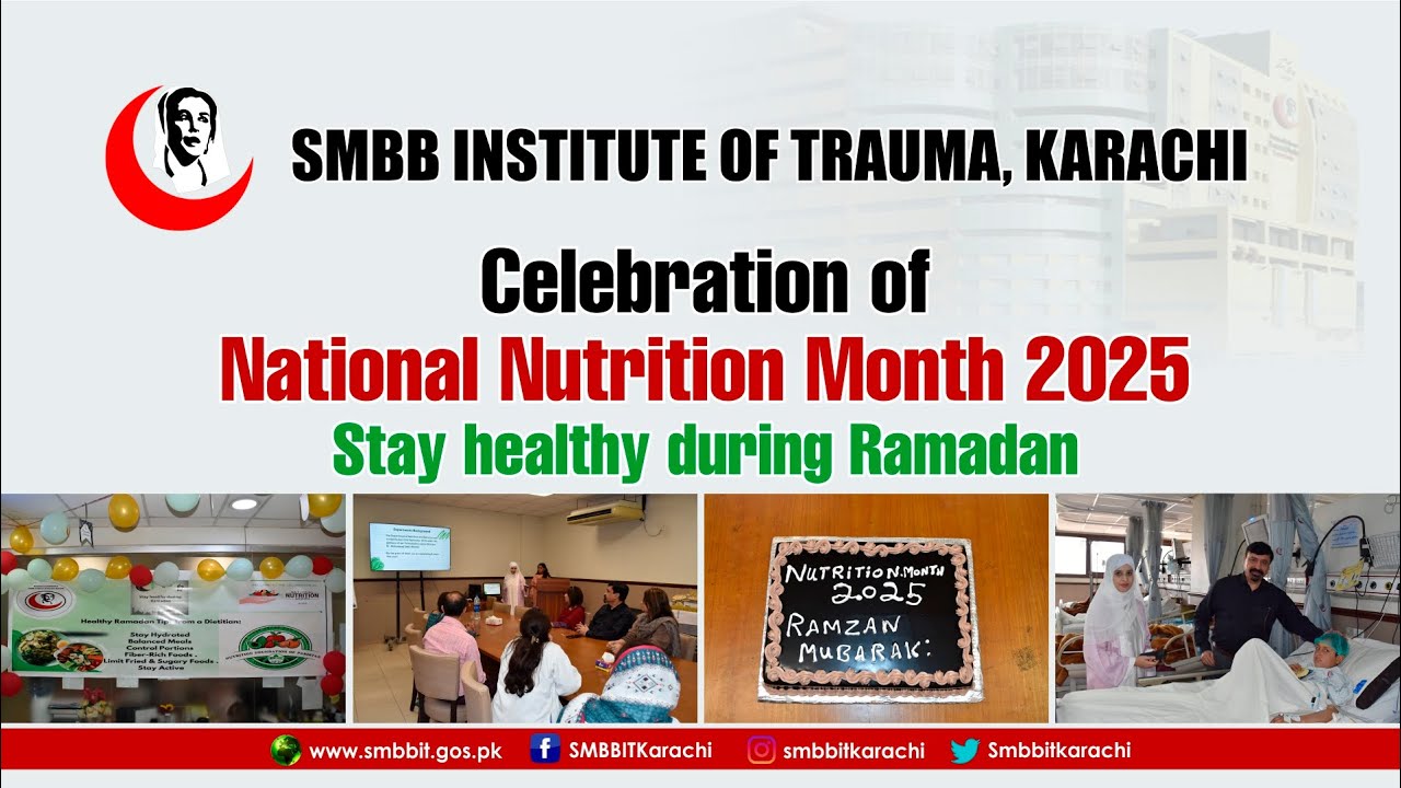 Celebration of National Nutrition Month 2025 at SMBBIT Karachi - YouTube