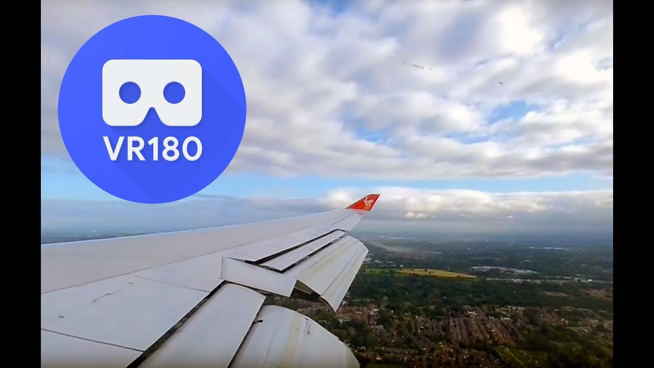 VR180 Landing Manchester boeing 747 - YouTube