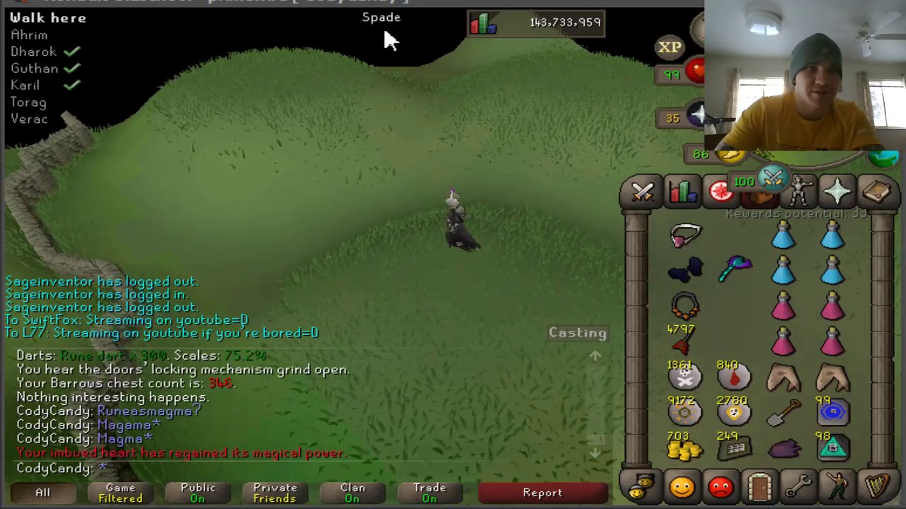 OSRS -- The Hunt for Rank 1 Elite Clue -- stream -- Barrows speed runs ...