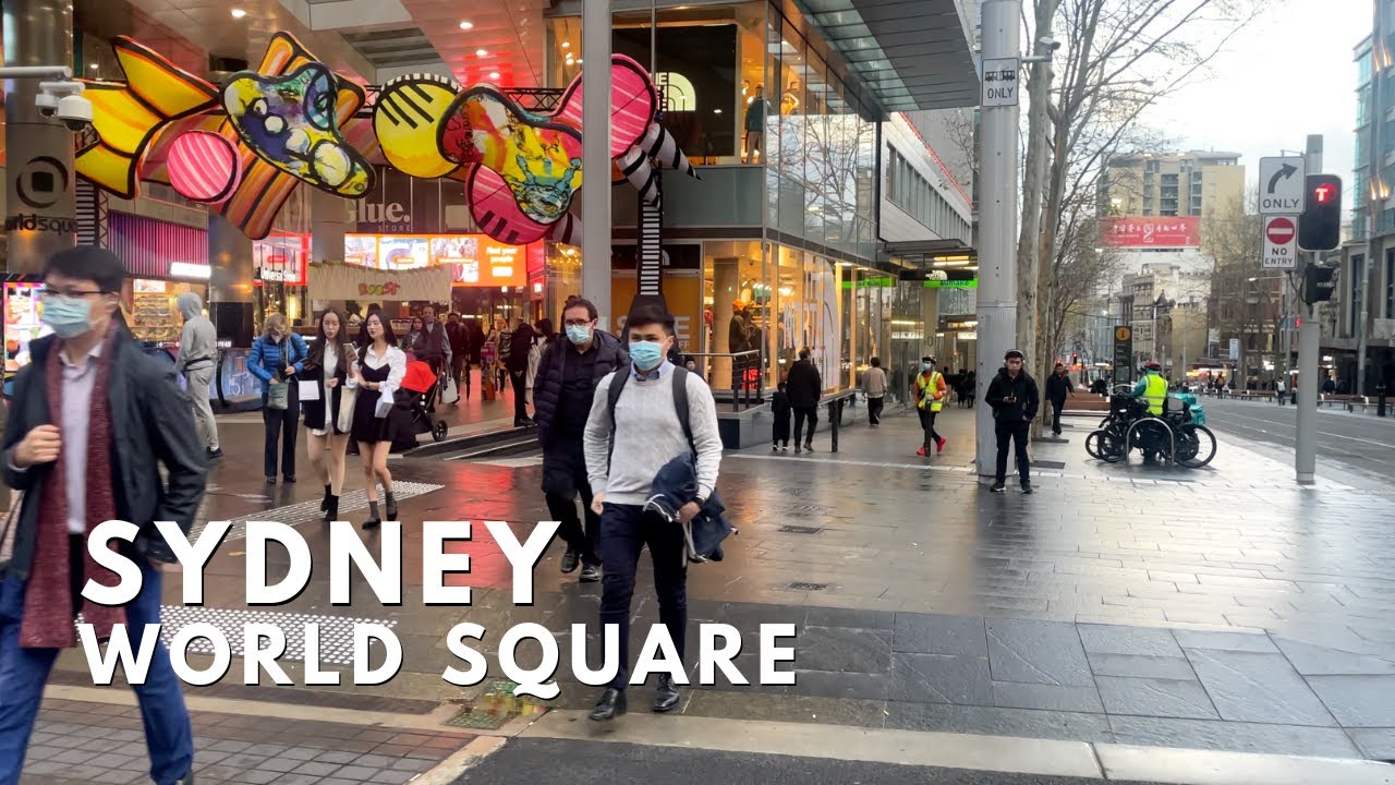 [Sydney] City Walk Through World Square - Australia - [4K] - YouTube