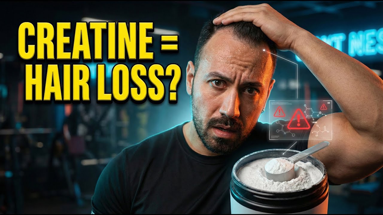 Creatine = Baldness? Does It Really Cause Hair Loss? | Videocast - YouTube