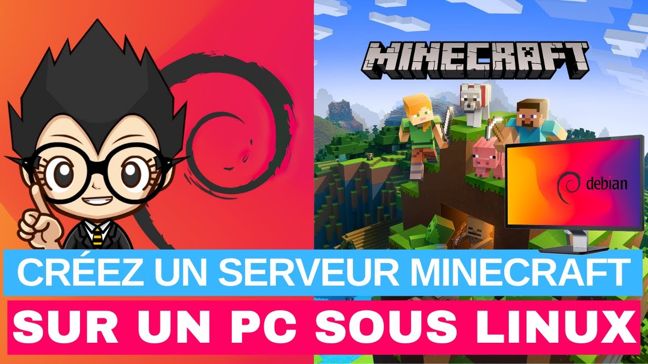 🪓 CREEZ VOTRE SERVEUR MINECRAFT SUR UN PC SOUS LINUX ! - YouTube