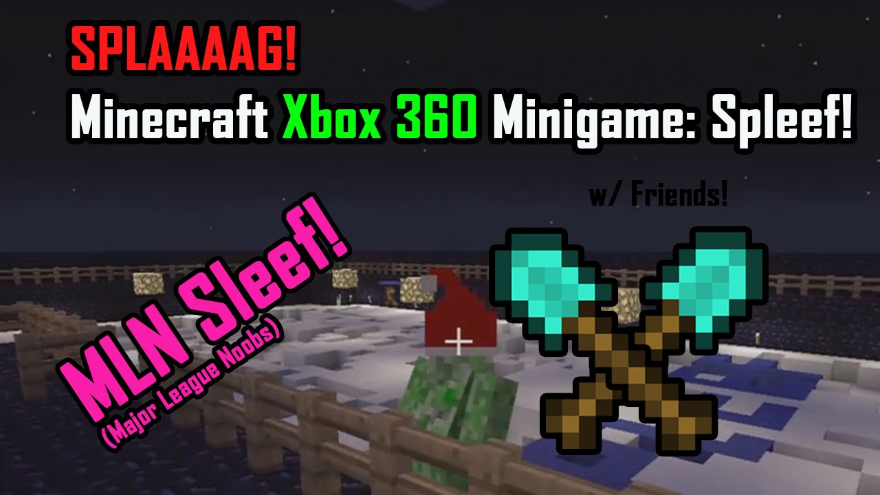 SPLAGGG! Lagcraft - Minecraft Mini Game "Spleef" - Minecraft Xbox 360 ...