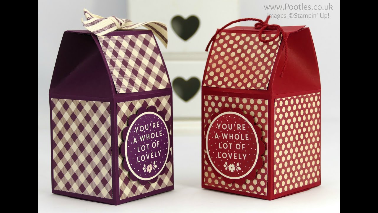 Flat Topped Fat Box Tutorial - YouTube