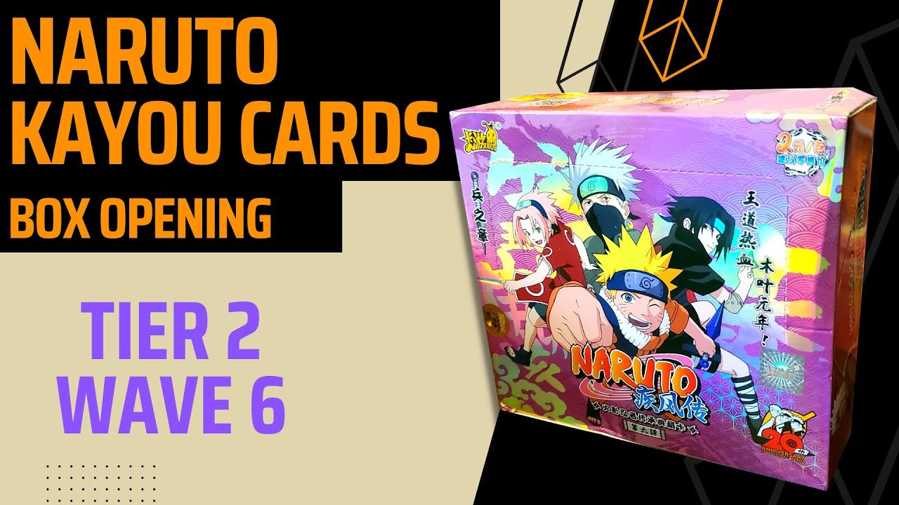 Naruto Kayou Cards | Tier 2 Wave 6 | Box opening - YouTube