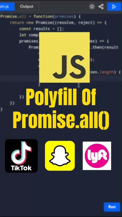 Polyfill of Promise.all | Javascript Interview Question #shorts #javascript #promise #reactjs # ...
