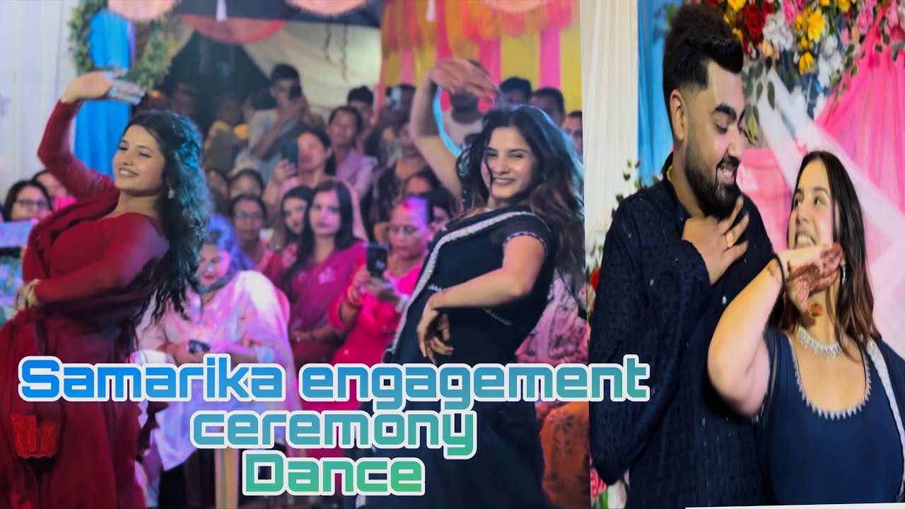 Samarika engagement ceremony Dance - YouTube