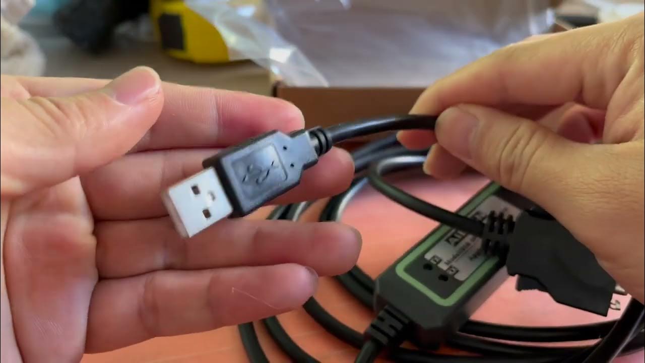 USB-MR-CPCATCBL3M Mitsubishi MR-J2S/J2 Servo Debugging Cable: Unboxing & Setup Guide - YouTube