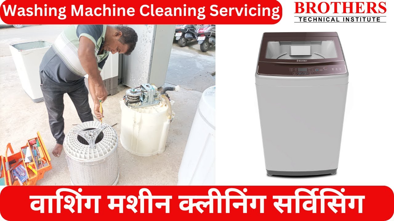 Washing Machine Cleaning Servicing Inner Drum And Outer Drum With Jet ...