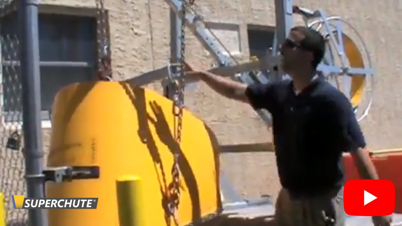 Superchute® SC750-bd Hoist & Chute System - YouTube