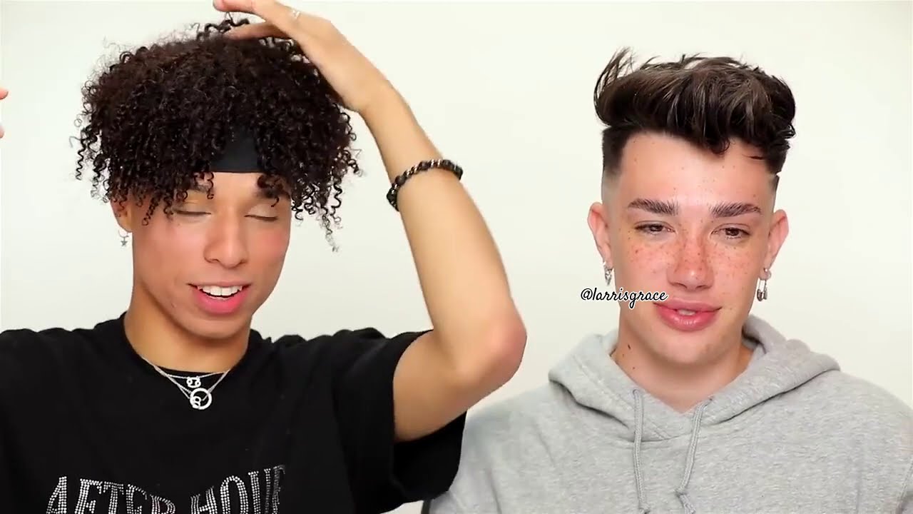 Larray in James Charles' 2020 Deleted Footage & Bloopers - YouTube