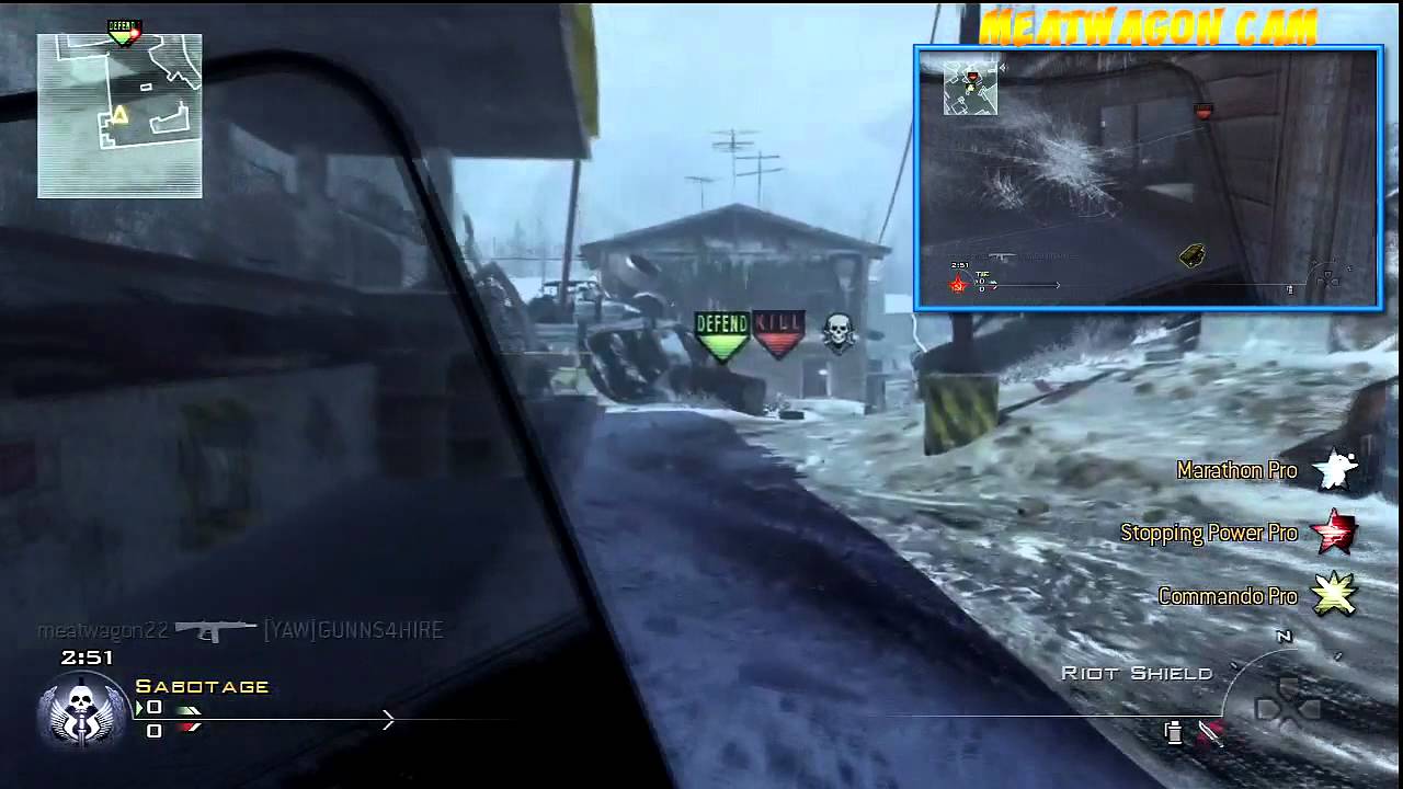 Call of Duty: MW2 | Riot Shields Sabotage, Dumb Vs Dumber - YouTube