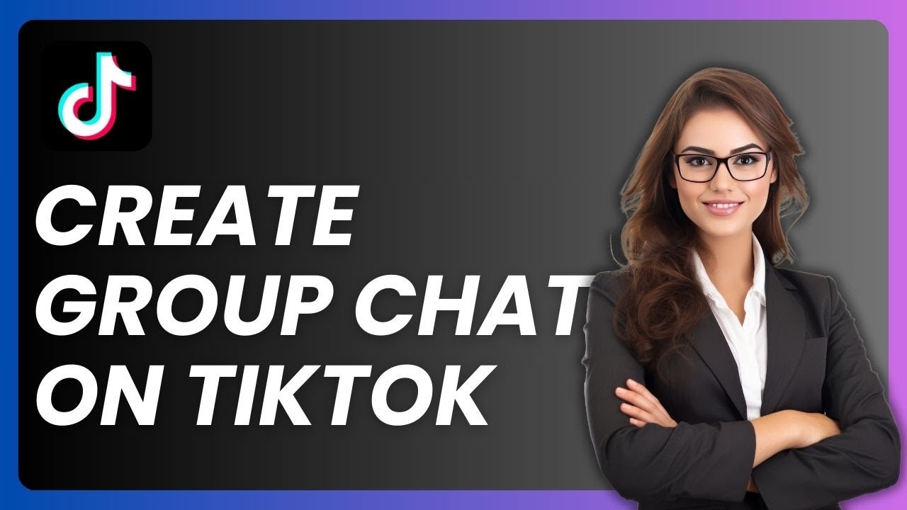 How To Create Group Chat On TikTok | April Update 2024 - YouTube