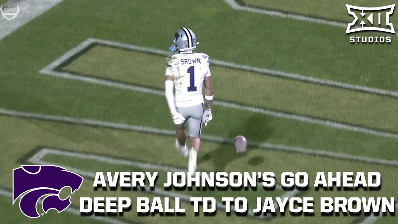 Avery Johnson's Clutch Go-Ahead 50-yard TD to Jayce Brown - YouTube