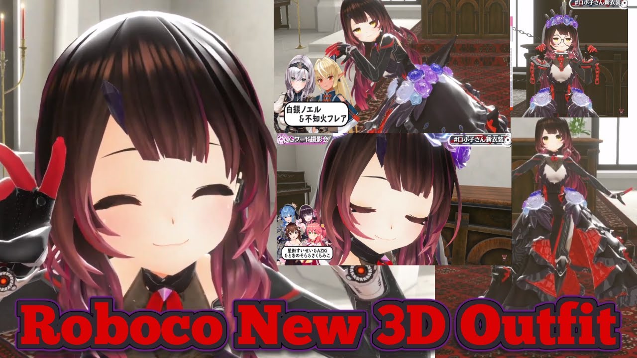 Roboco New 3D Outfit Cuteness for 3 Minutes - YouTube