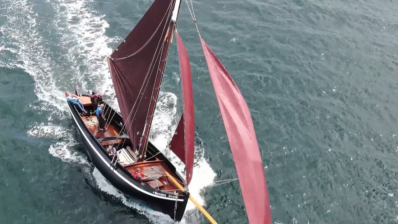 Drone footage captures epic gathering of traditional Irish fishing ...