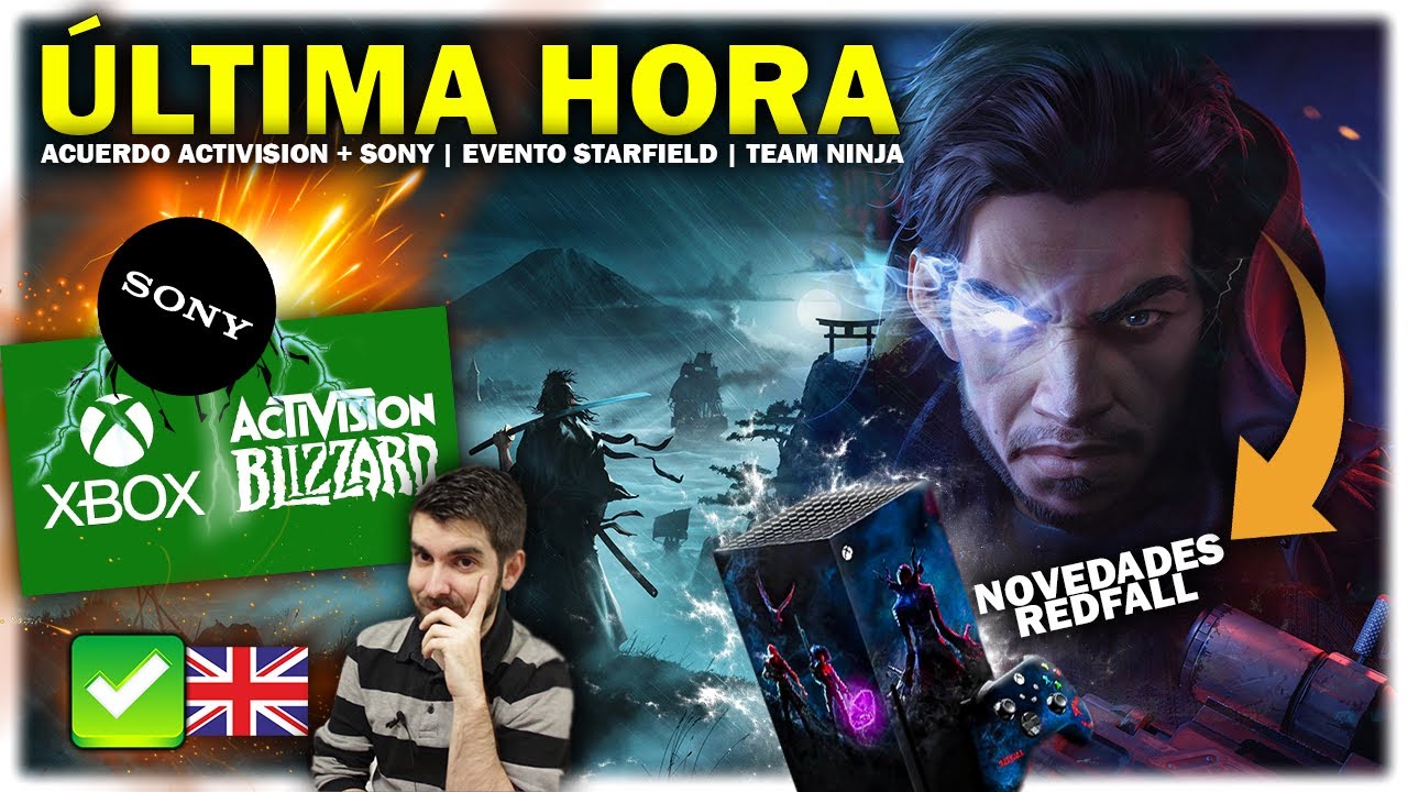 🎮 PILLADA a Sony vs Xbox y Activision | BOMBAZO RedFall + ÚLTIMA HORA | Microsoft - PS5 PC ...