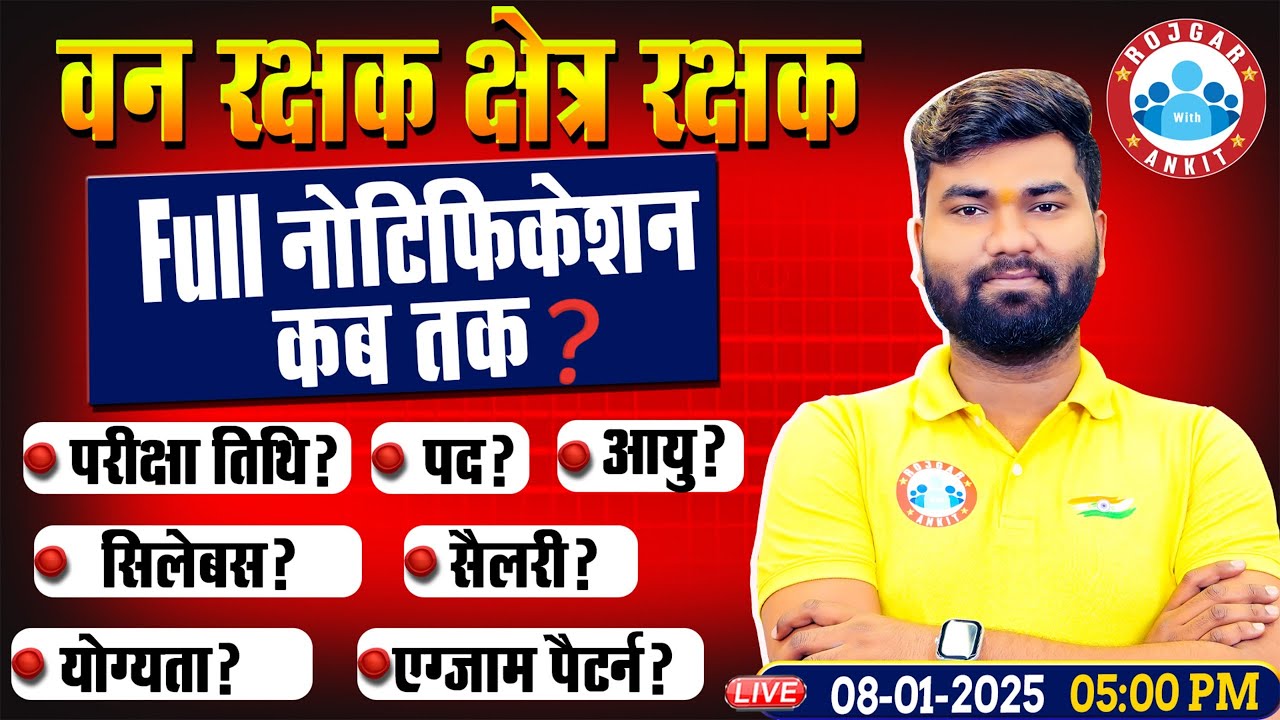 Van Rakshak Vacancy 2025 | Exam Date? Position? Age? Salary? Exam ...