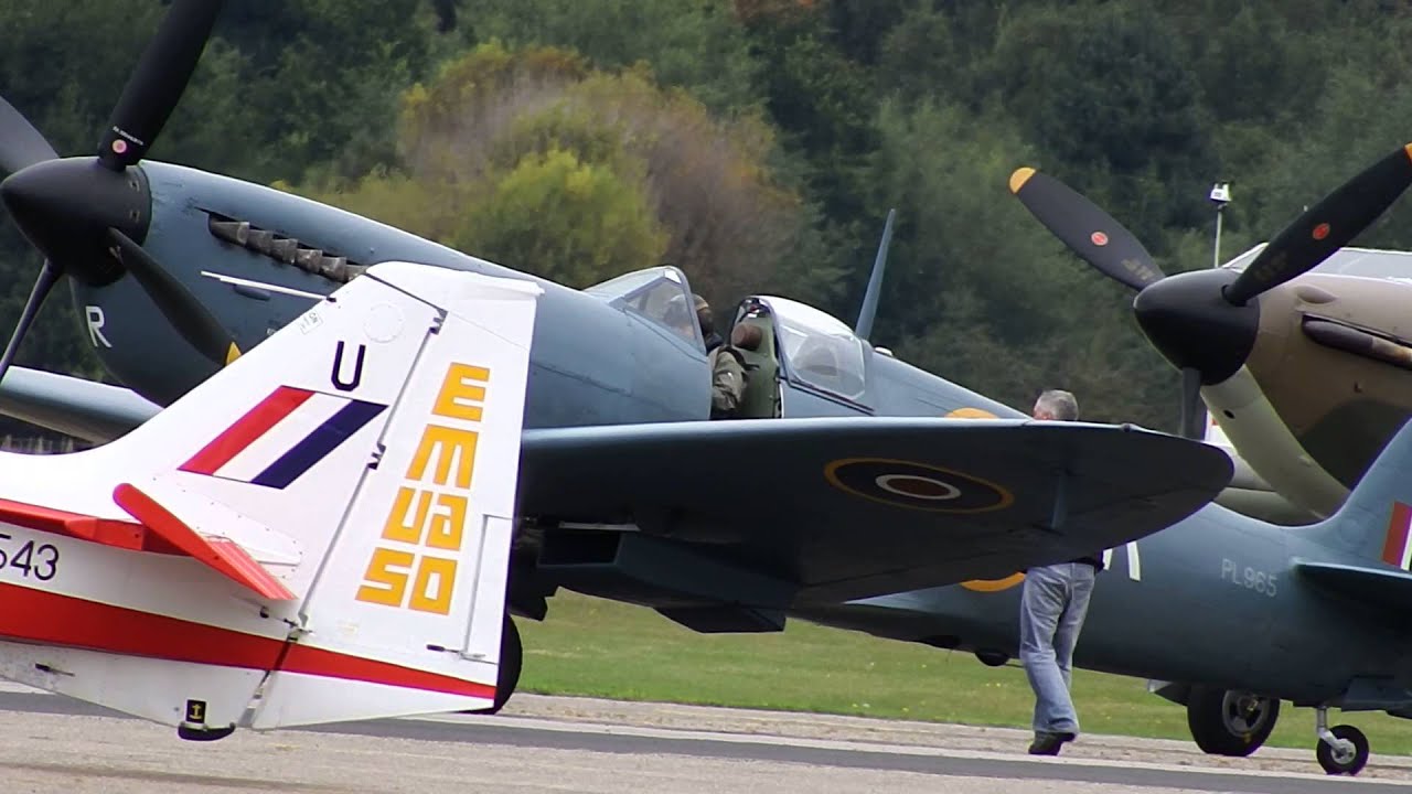 Hurricane and Spitfire at RAF Woodvale, 20 September 2015 (exclusive ...