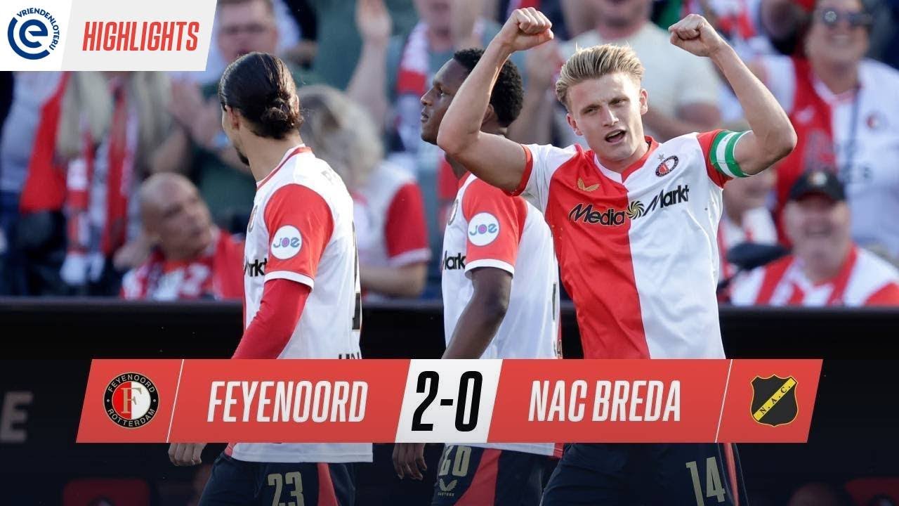 Feyenoord vs NAC Breda | INOLVIDABLE debut de SEM STEIJN | Eredivisie ...
