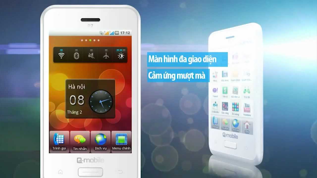 Q mobile P7 cảm ứng toàn diện giá rẻ nhất - YouTube