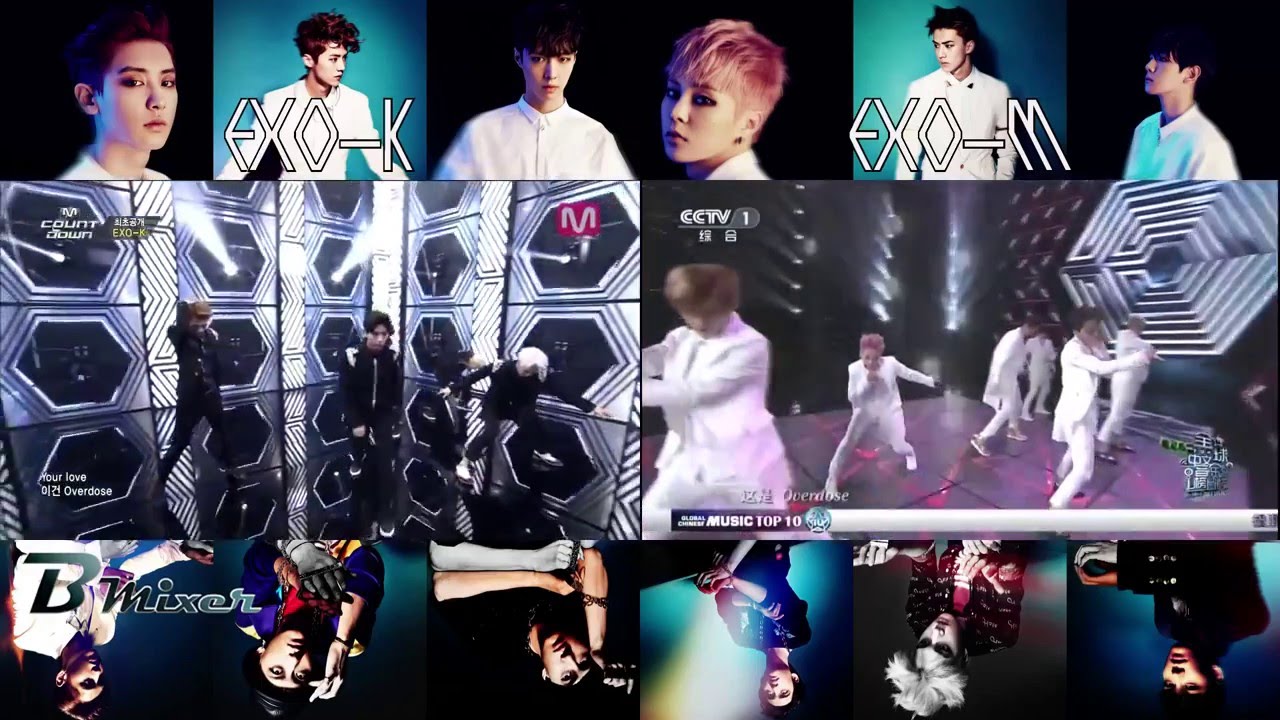 EXO - Overdose | Korean - Chinese MV Comparison (Alternate ver.A) - YouTube