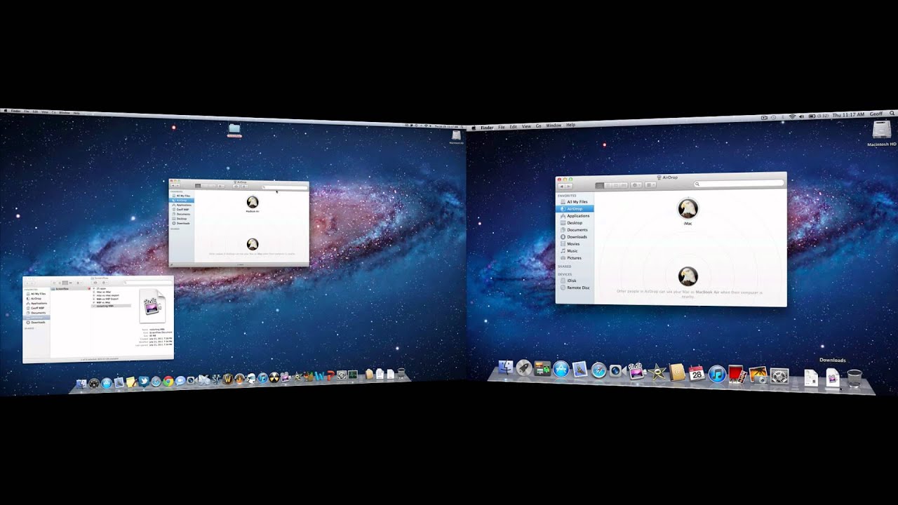 AirDrop - Transfer Files to Different Computers - YouTube