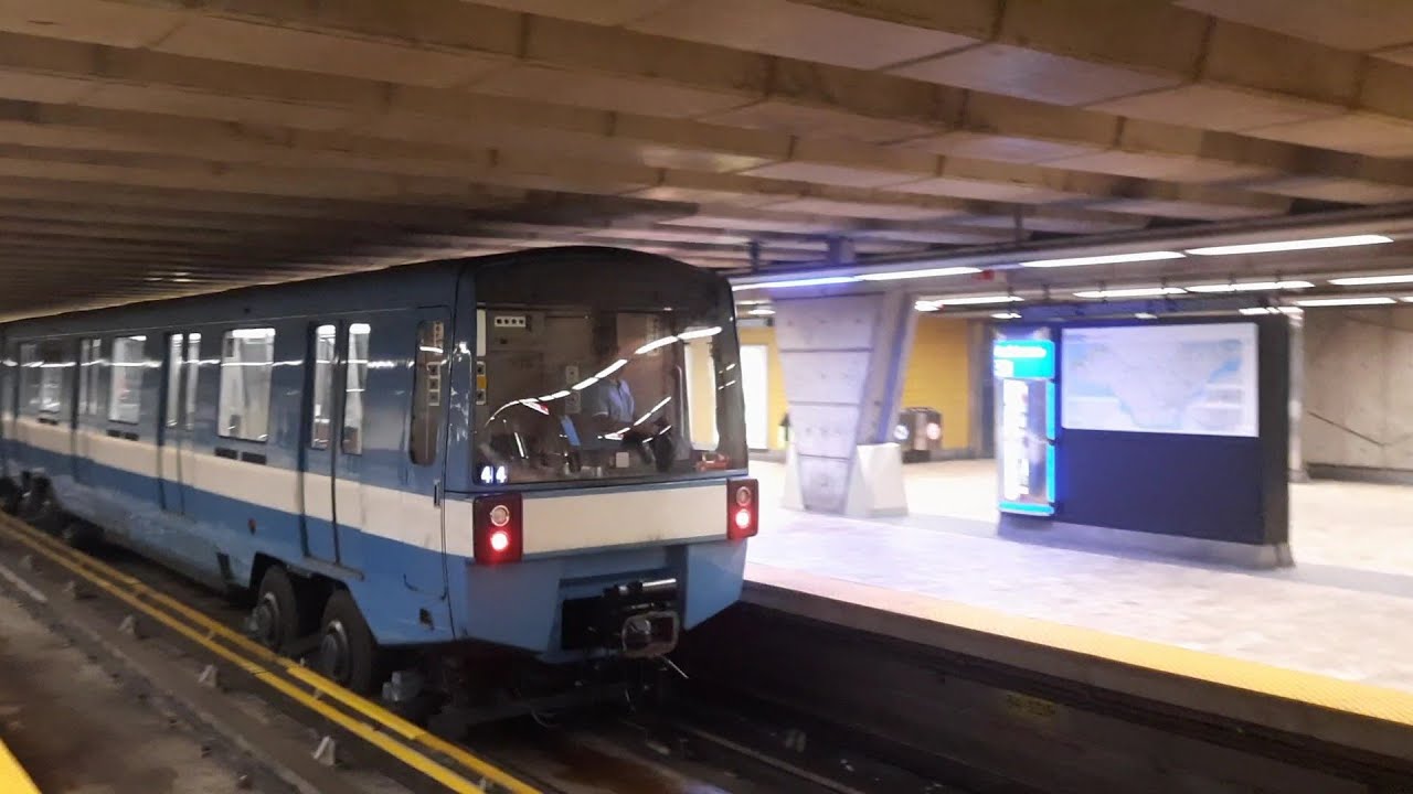 THE METRO STM RIDE LINE YELLOW MR 73 LONGUEUIL UNIVERSITE DE SHERBROOKE ...