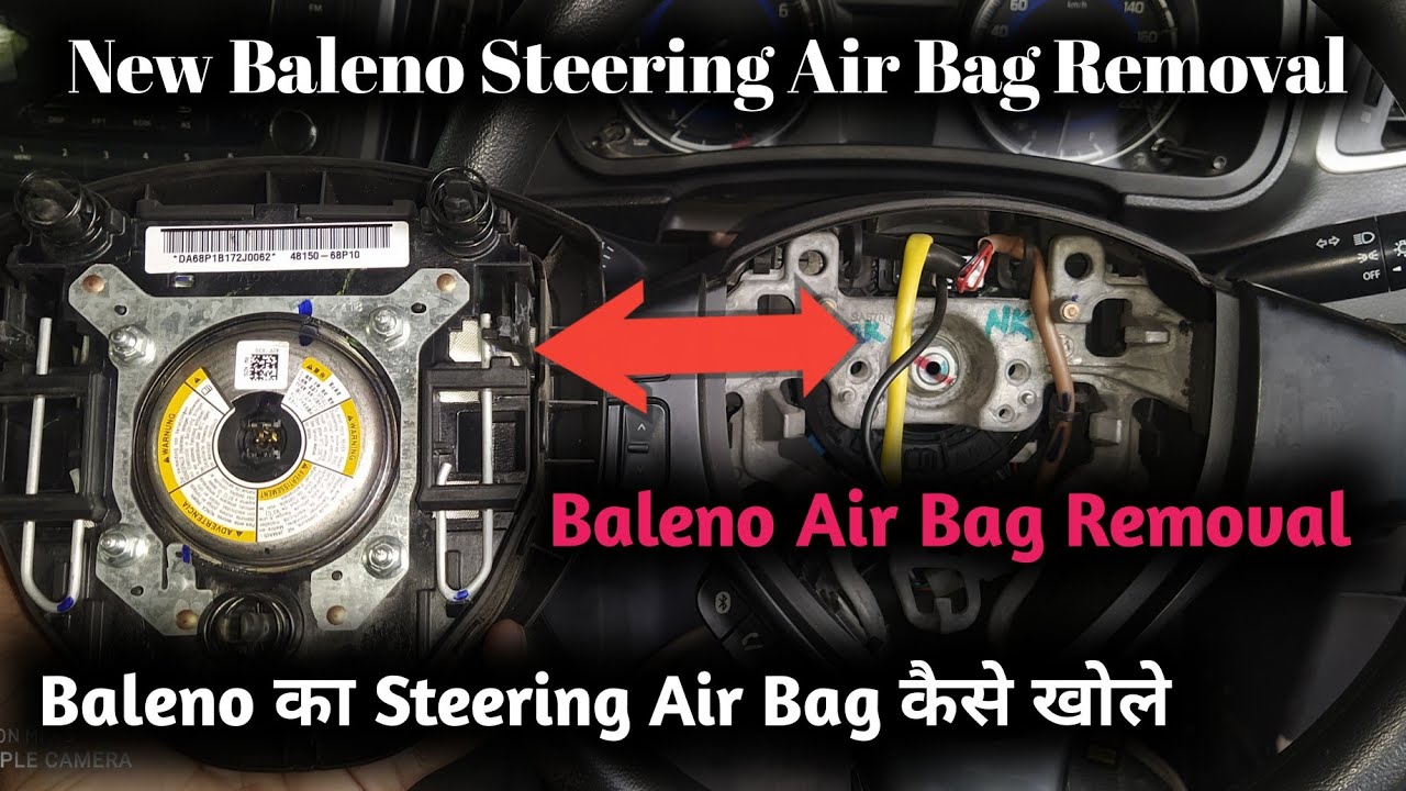 Baleno Air Bag Removal | Baleno Steering Air Bag Removal | How To ...