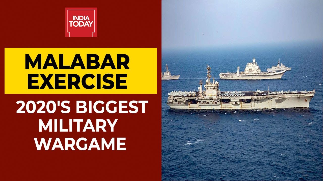 Malabar Exercise: 2020's Biggest Military Wargame | India Today - YouTube