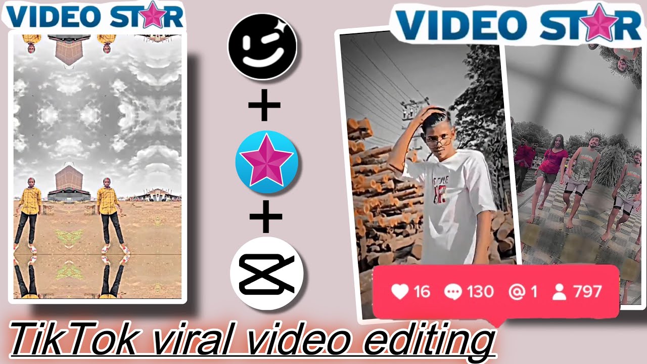 Video star + CapCut video editing | video star ++ CapCut 4K video editing tutorial viral Effect ...