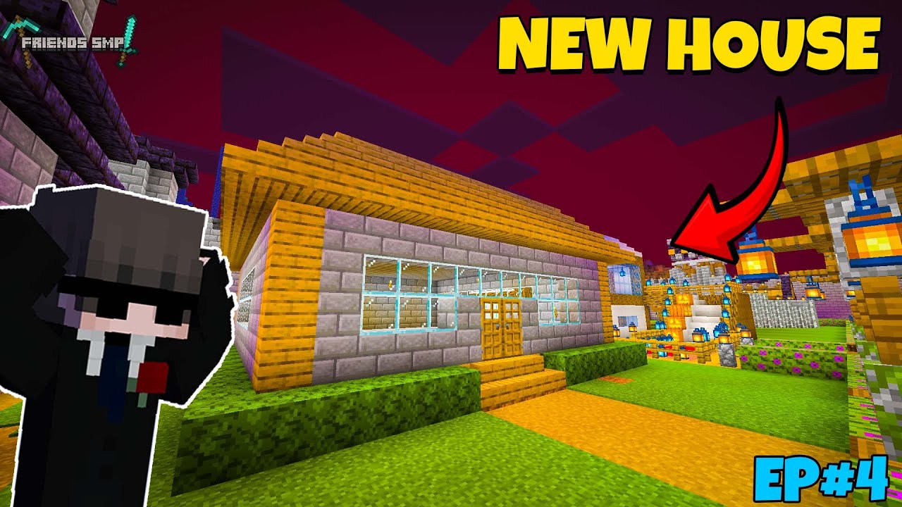 Finally I Make My House in Friend Smp Part2 (FS-S4)🥰 - YouTube