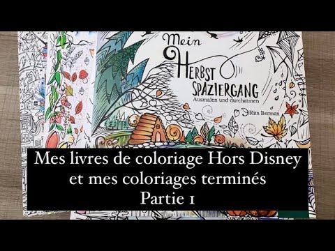 Mes livres de coloriage et mes coloriages terminés hors Disney - Partie ...