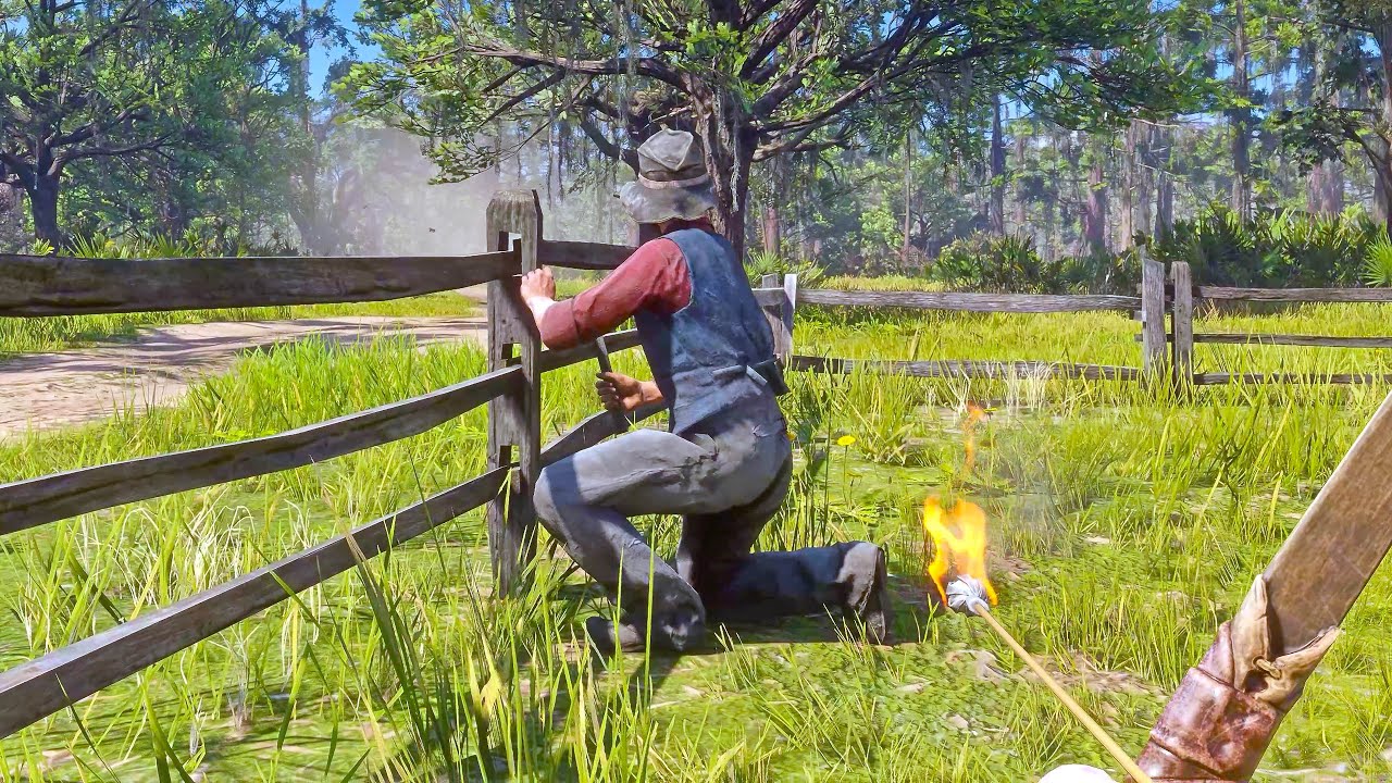 🏹🧨[4K] Dynamite & Fire Arrow Gameplay #17 - Red Dead Redemption 2 - YouTube