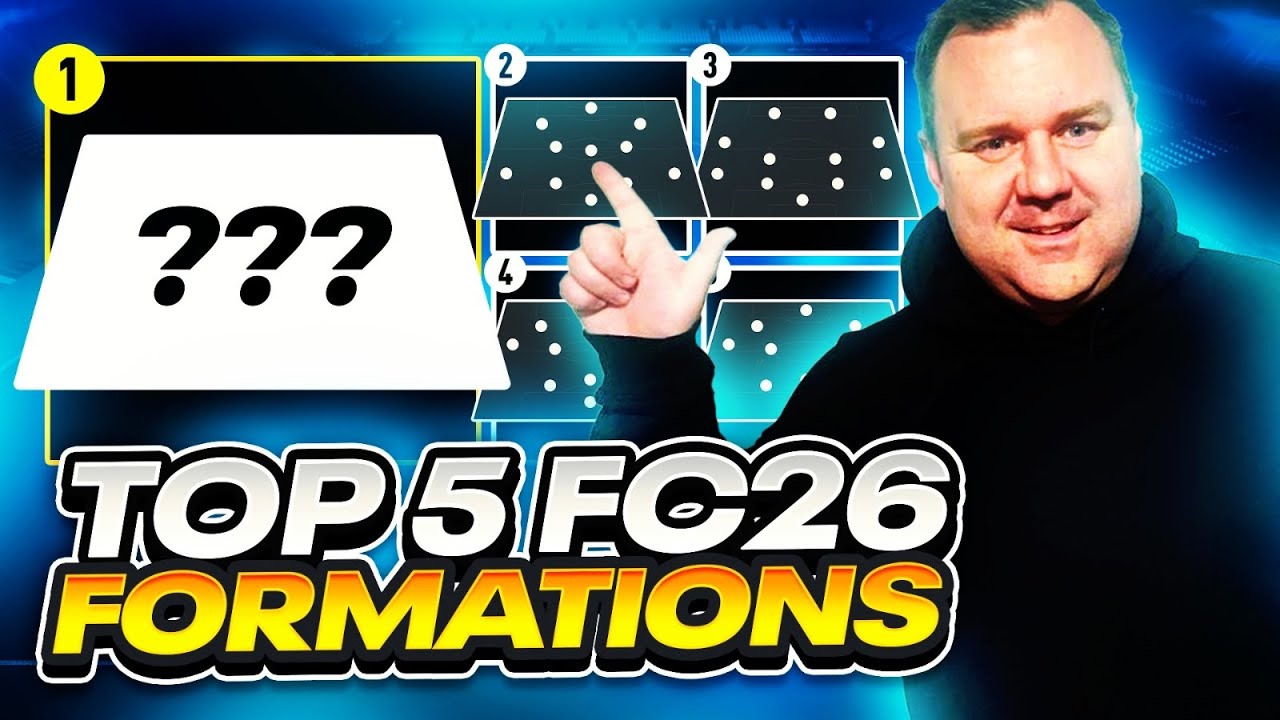 FC26 - MY TOP 5 FORMATIONS & TACTICS!! - YouTube
