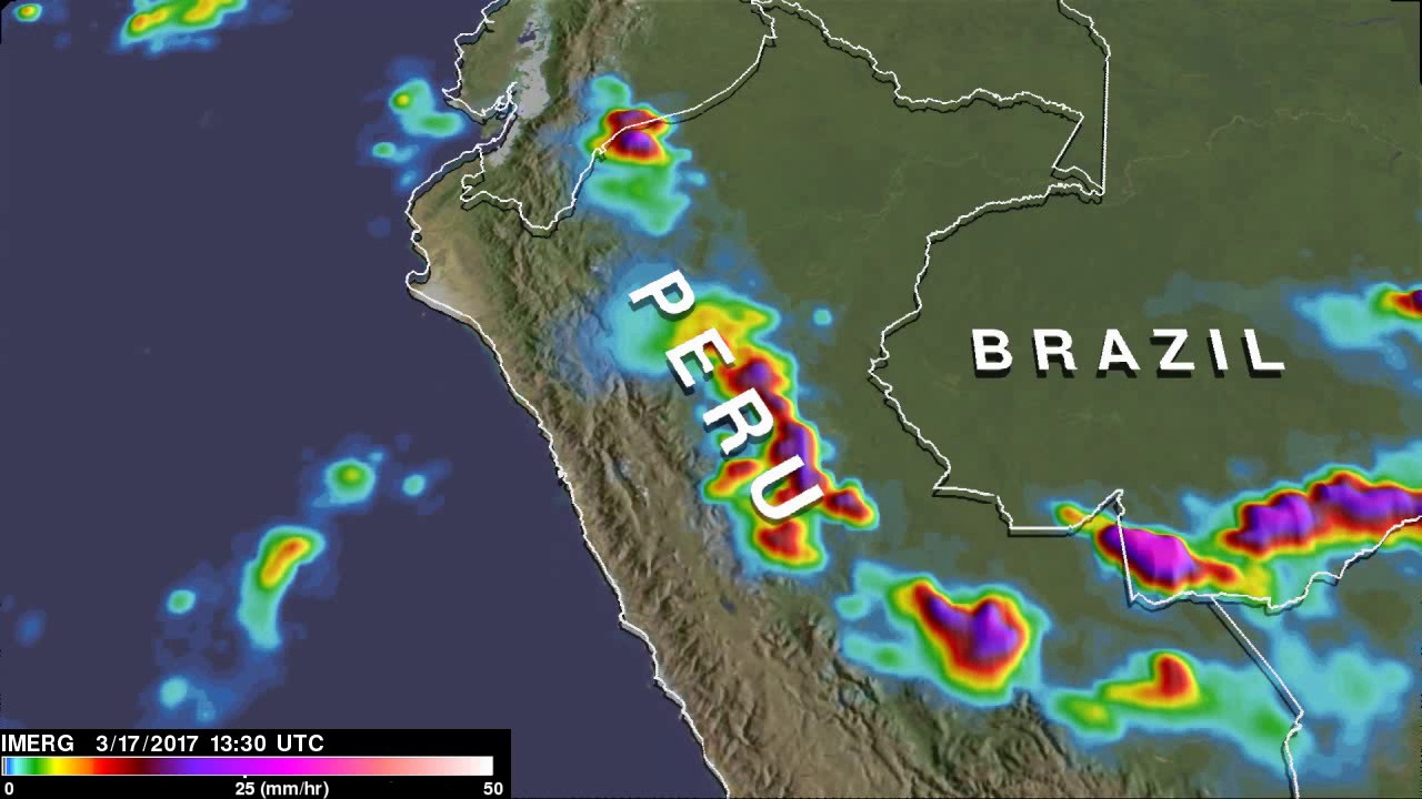 One Week of Rainfall Over Peru - YouTube