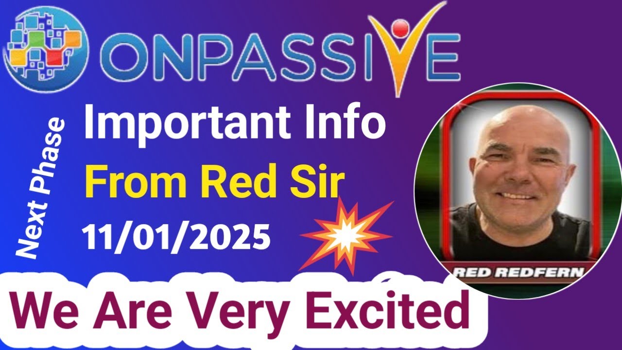 Important Info by Red Redfern Sir 🔷 We Are Very Excited For Next Phase ...