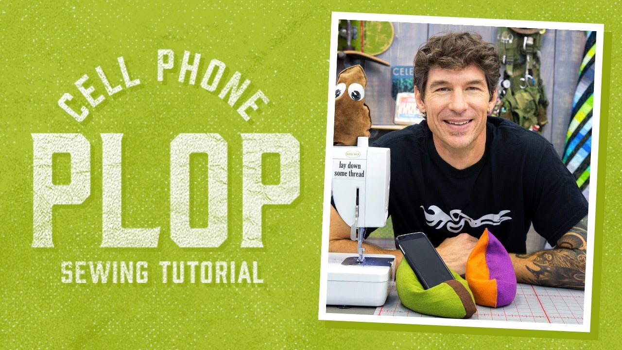 Make a Cell Phone Plop to Prop Your Electronic Device! - YouTube