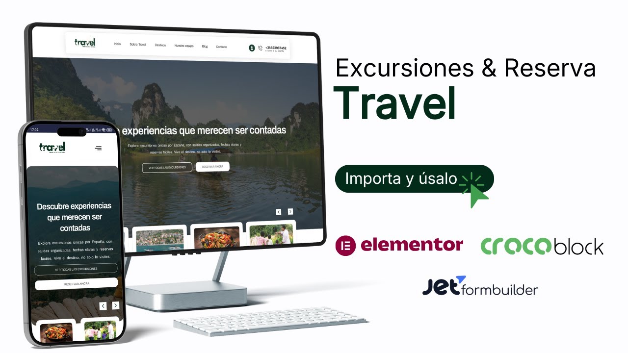 Sistema Profesional para Agencias de Viajes con WordPress y Elementor ...